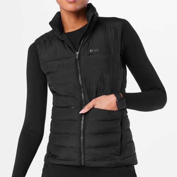 Figs | Jackets & Coats | Figs Onshift Packable Puffer Vest | Poshmark